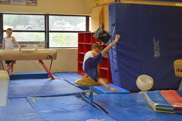 Gymnastics practice – Steve and Judy's Travels!