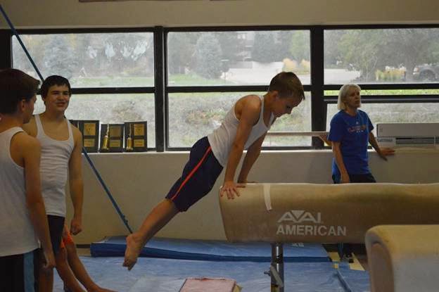 Gymnastics practice – Steve and Judy's Travels!