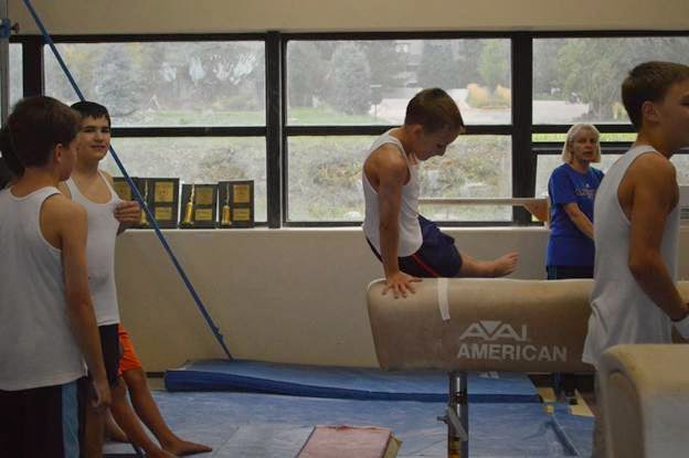 Gymnastics practice – Steve and Judy's Travels!